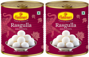 Haldiram's Rasgulla (Pack Of 2) Tin Price in India - Buy Haldiram's ...