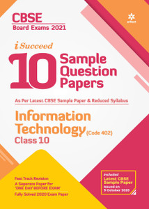 CBSE New Pattern 10 Sample Paper Information Technology (Code 402 ...