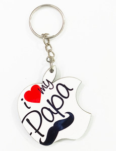 The Modern Gallery I love my papa keychain wooden Key Chain Price in ...