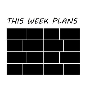 Sudarshan Stickers 50 cm Chalkboard Sticker - Removable Blackboard Dust ...