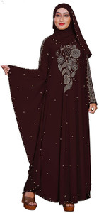 ARAB Polyester Self Design Burqa With Hijab Price in India - Buy ARAB ...