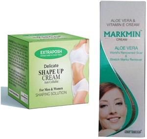 Extraposh Shape Cream + Markmin Scar & Stretch Mark Remover Cream Price ...