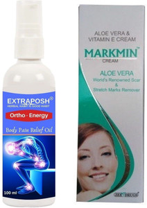 Extraposh Ortho Energy Oil + Markmin Scar & Stretch Mark Remover Cream ...
