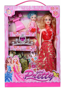 CriateHub Pretty Doll for Girls Doll Set for Girls Big Doll with Baby ...