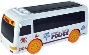 mega star Police bus with 3D light and sound - Police bus with 3D light ...