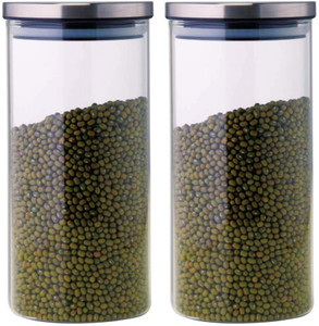 BOROSIL Glass Grocery Container - 1200 ml Price in India - Buy BOROSIL ...