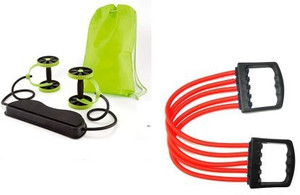 Shopeleven full body workout revolex & chest expander home, gym fitness ...