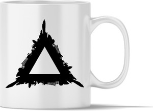 Sdi Picsart triangle pop out effect Ceramic white Coffee(360 ml ...