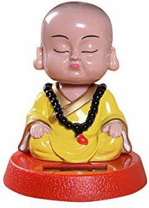 Urban Sajavaat Solar Power Buddha Bobble head Baby Monk - Solar Power ...