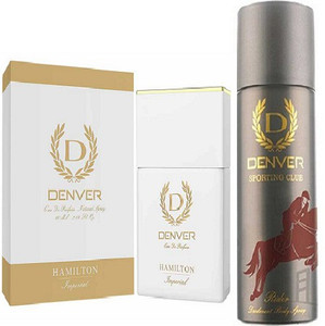 DENVER Imperial Eau De Perfume 60 &Sporting Club Rider deo 225ml Price ...