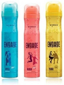 Engage Tease+Blush+Spell Deodorant Spray - For Women Deodorant Spray ...