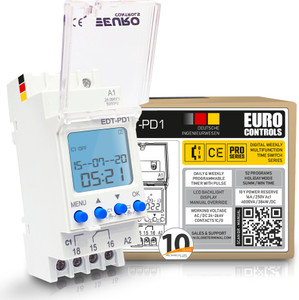 Euro Controls EDT-PD1 German - 24 to 265 V AC / DC - LCD Backlit - 50 ...