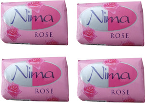 Nima Rose Soap (75 G) - Pack of 4 - Price in India, Buy Nima Rose Soap ...