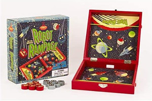 Professor Puzzle Robot Ramp - Mini Tabletop Pinball Game - Space Themed ...