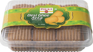 Polka Handmade Desi Ghee Atta Cookies ,Whole Wheat ,Pack Of 1 Cookies ...