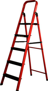 Hop HOP Legend-Pro 5 - Step Foldable Aluminium Ladder (12” x 10 ...
