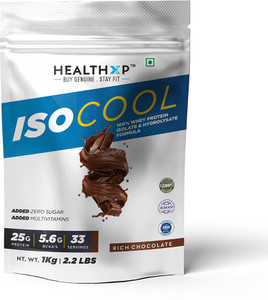 HEALTHXP Iso Cool 25g Protein, Isolate & Whey Hydrolysate Formula with ...