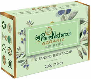 byPurenaturals Organic and Luxurious Handmade Neem Tea Tree Butter Soap ...