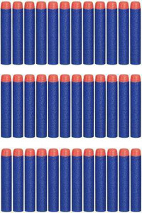 Wilson Enterprise 30 Pcs Blue Bullet Foam Dart Bullets for elite Gun ...