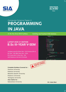 Programming In JAVA (Computer Science Paper-V) Including Lab Practical ...