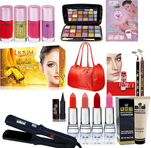 LILIUM Unlimitied Saving Beauty Combo Makeup Sets Pack of 18, GC268 ...