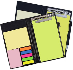 PAPERLLA Memo Neon and Lemon Green Note Pad Organiser/Memo Notebook ...