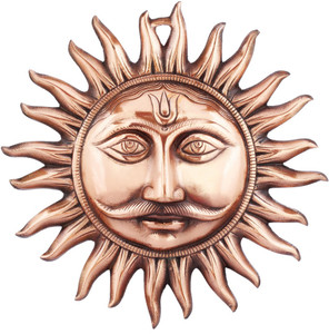 CRAFTHOUSE Lord Sun Idol Suraj surya Murti Statue Brass Decorative ...