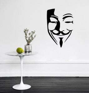 Sudarshan Stickers 64 cm Anonymous Wall Sticker Self Adhesive Sticker ...