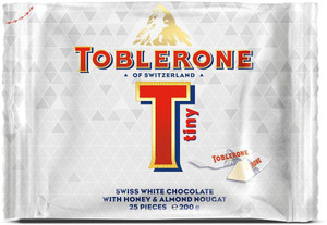 Toblerone Swiss White Chocolate With Honey & Almond Nougat Truffles ...