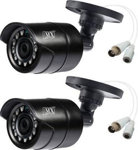 MX 2 Pcs Hd Cctv Ahd Cameras Outdoor Bullet 1.3 Megapixel 3.6mm Lens 12 ...