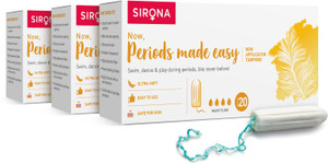 SIRONA Periods Made Easy Non Applicator Tampons for Heavy Flow Tampons ...