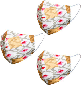 Safies Reusable Washable 100% Cotton 3 Layered Face Mask With Melt ...