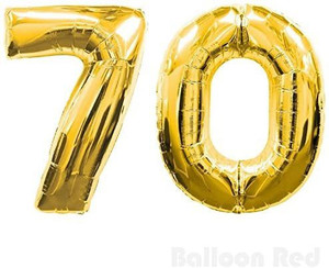 Flipkart.com | Number Solid 70 Giant Jumbo Helium Foil Mylar Balloons40 ...