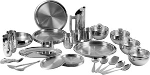 Kraft Pack of 63 Stainless Steel Stainlesss Steel 63 Pieces Premium ...