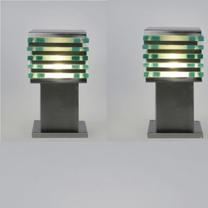 Lighthouse SILVER_ICE_CUBE_GATE_LIGHT_2P Gate Light Outdoor Lamp Price ...