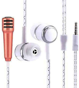 E TRADE In-Ear Headphones with Microphone Recording, Singing, Video ...