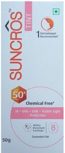 Suncros Sunscreen - SPF 50 PA+++ Tint Gel - Price in India, Buy Suncros ...