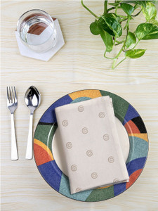 Blanc 9 Swirl Table Napkin Ecru/Beige Cloth Napkins - Buy Blanc 9 Swirl ...