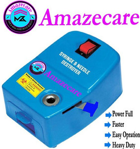AMAZECARE ABS Body Electric Syringe & Needle Destroyer Needle Burner ...
