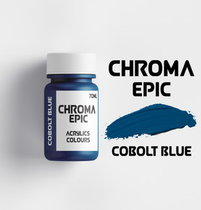 Flipkart.com | chroma Epic Cobolt Blue Acrylic Paint 70ML