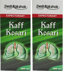 Desh Rakshak Aushdhalaya Deshrakshak Kaff Kesari Syrup (200ml) Pack of ...