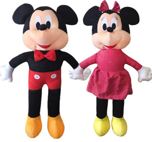 PriMaryHoMe Combo of 2 Stuff Mickey Mouse & Minnie Mouse Cartoon ...