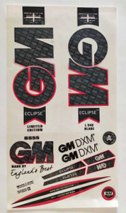 GM SM ECLIPSE Limited Edition L540 Plain Cricket Bat Sticker Bat ...