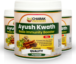 Charak Ayurveda Ayush Kwath Powder (Kadha) | Support for All Age Groups ...