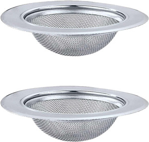 Kitchwish Stainless Steel Water Sink Strainer "9 cm" Wash Basin Jali ...