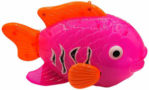 ZOSI 360 Degree Rotating Colorful Musical Toy Clown Fish with Flash ...