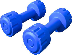 Gowin Dumbbells Set , Pvc Dumbbells , Pvc Dumbbell 1 Pair of 5KG Fixed ...