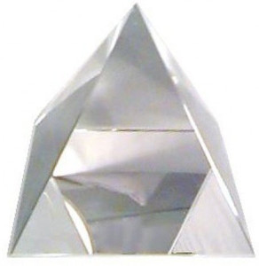 hoseki Crystal/Sphatik Pyramid stone Polished Angular Crystal Stone ...