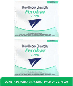 PEROBAR 2.5% - acne prevention soap(pack of 2)75g - Price in India, Buy ...
