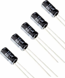 Ihc Electrolytic Capacitors 10uF 50Volt (Pack of 50)… Electrolytic ...